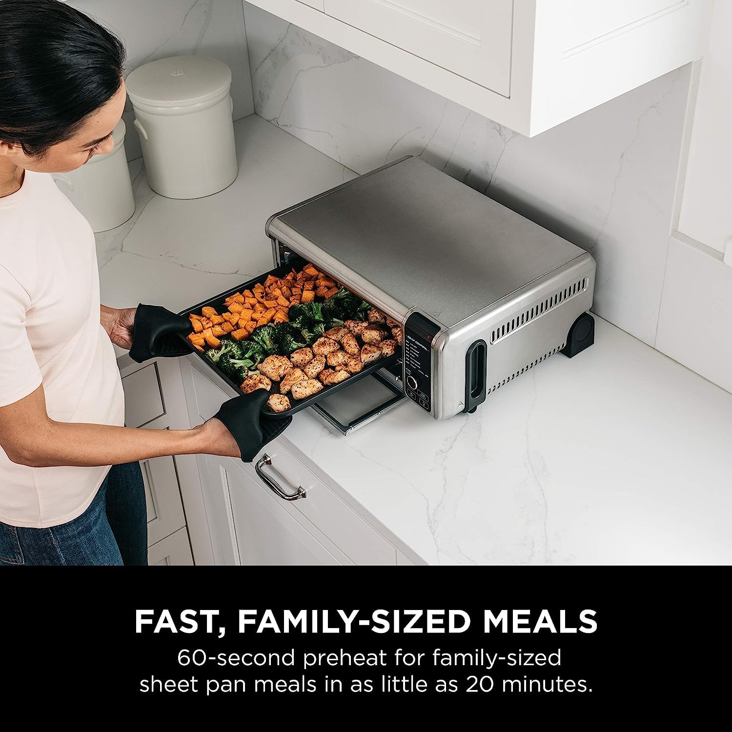 Ninja Foodi Digital Air Fry Oven (Renewed) Bundle with 3 Year Enhanced Protection Pack