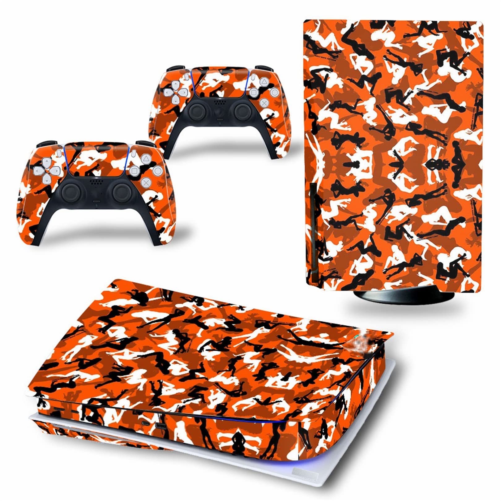 Top factory BUCEN for PS5 Skin Disc Edition & Digital Edition Console and Controller Vinyl Cover Skins Wraps Scratch Resistant, Compatible with for PS5 351915 Anti Scratch (Size : Disc Version)