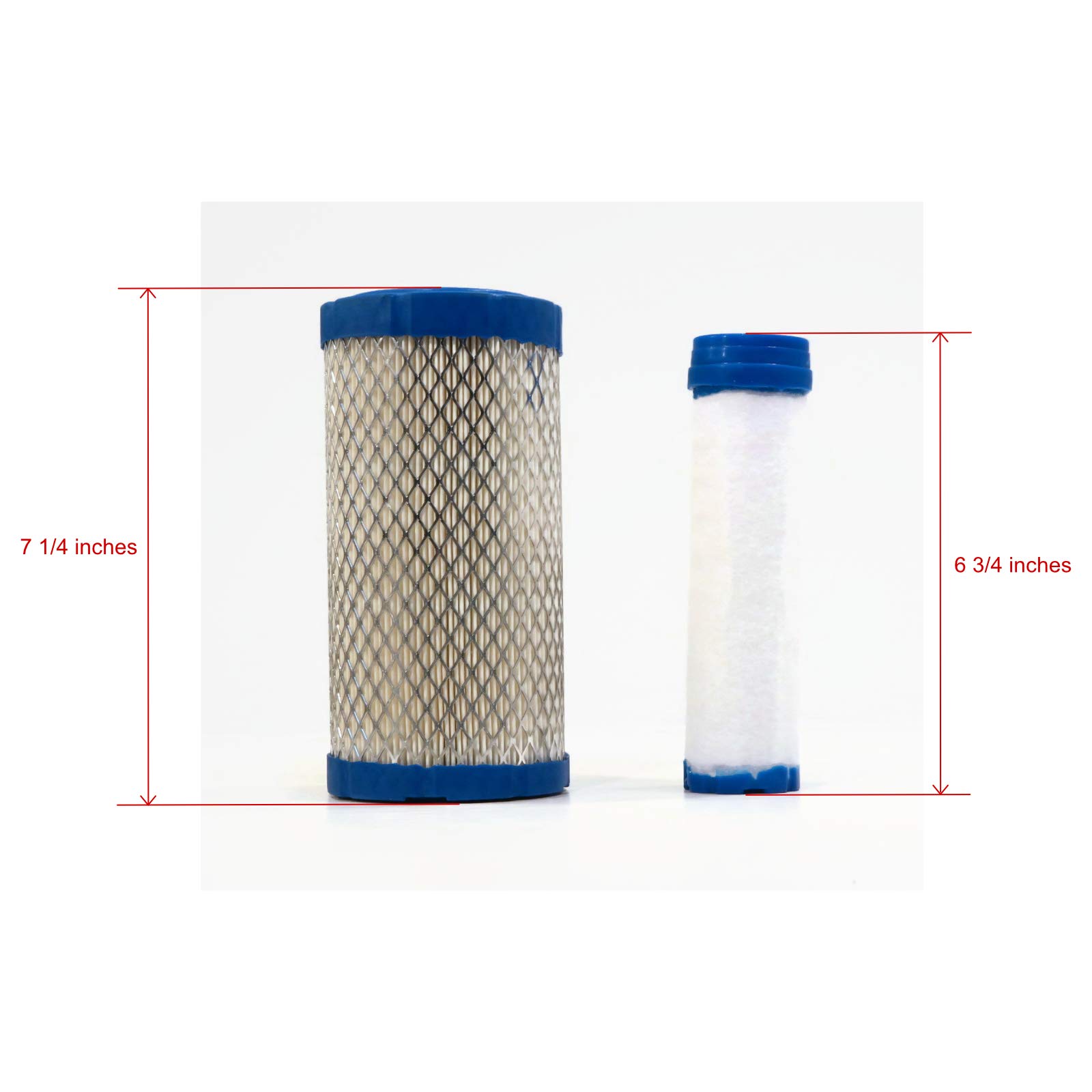 The ROP Shop (2) AIR/PRE Filters Cleaners Set Ferris/Gravely Zero Turn ZTR Lawn Mower