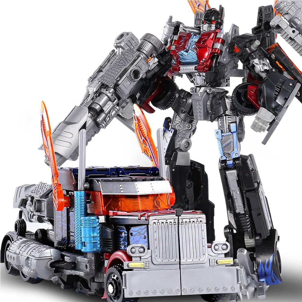 Lxyisl Deformation Robot Model-Nemesis Prime,Alloy Deformed Car Robot,Collectible Action Figure,Desktop Collection Decorations Birthday Gifts