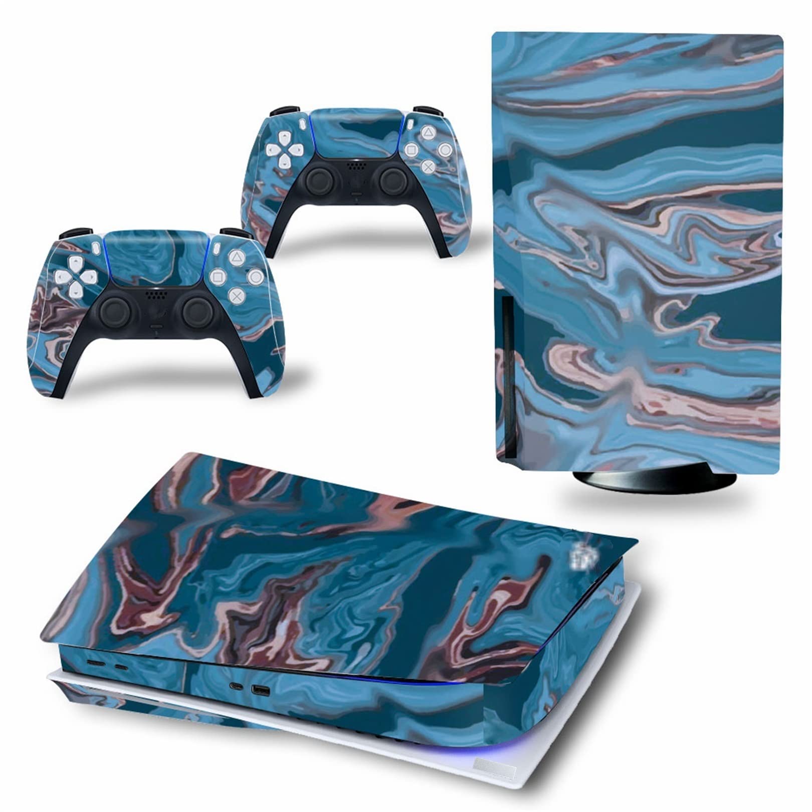 Top factory BUCEN for PS5 Skin Disc Edition & Digital Edition Console and Controller Vinyl Cover Skins Wraps Scratch Resistant, Compatible with for PS5 182253 Anti Scratch (Size : Disc Version)