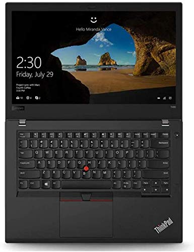 Lenovo ThinkPad T480 Laptop, 14.0' HD (1366x768), 8th Gen Intel Core i7-8650U, 16GB DDR4, 512 GB Solid State Drive, Windows 10 Pro (Renewed)