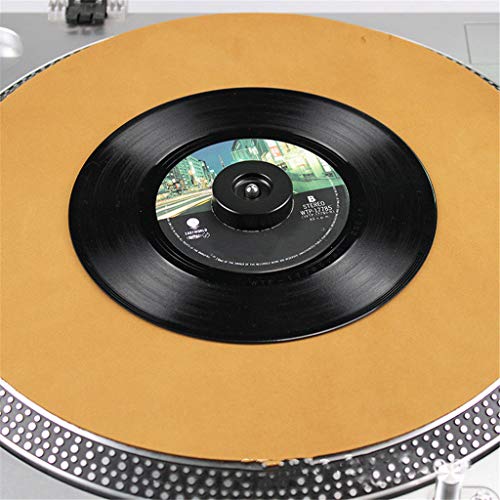 luosh Record Turntable Adapter 45 RPM Aluminum Silver for 7" Vinyl Technics SL1200 Ser