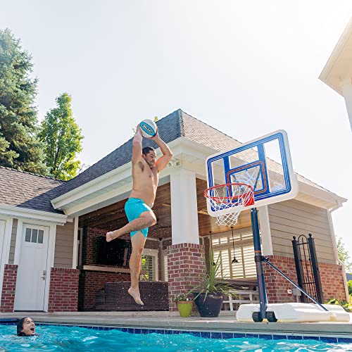 Lifetime 1306 Pool Side Height Adjustable Portable Basketball System, 44 Inch Backboard