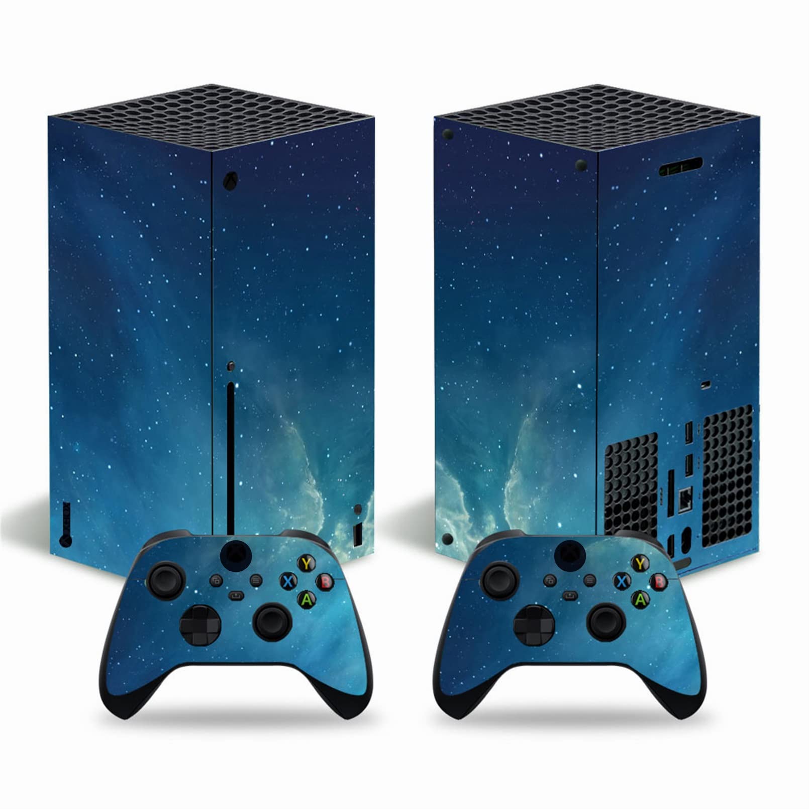 Top factory Skin Decal Protective Vinyl Skin Decal Cover for Series X Console Skins Wrap Sticker with Two Free Wireless Controller Decals 48917 Decal