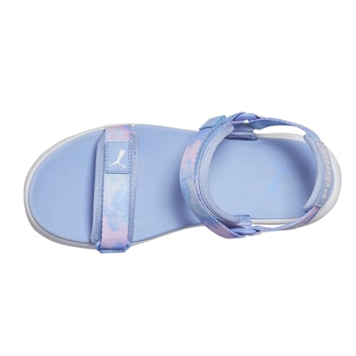 PUMA Sportie Sandal Vola Multi Print Day Dream/Puma White 8 B (M)