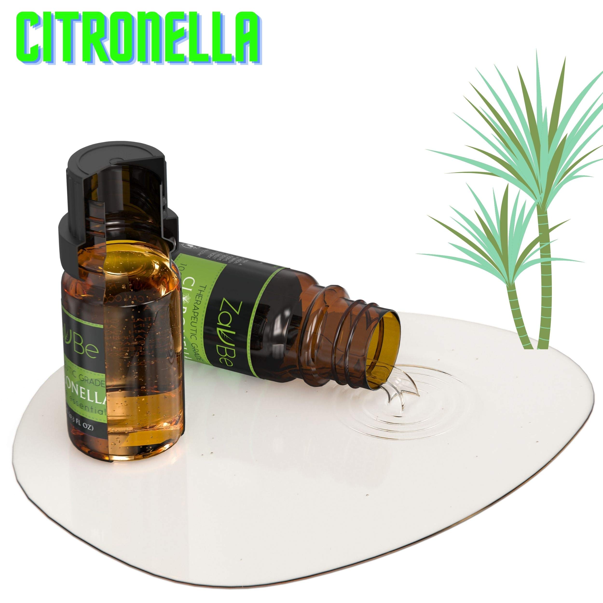 MABUA 18 Essential Oil Set with 20 Holes Case Natural Therapeutic 100% Diffuser Aromatherapy Grade Lavender Lemon Peppermint TeaTree Argan Frankincense Bergamot Lemon