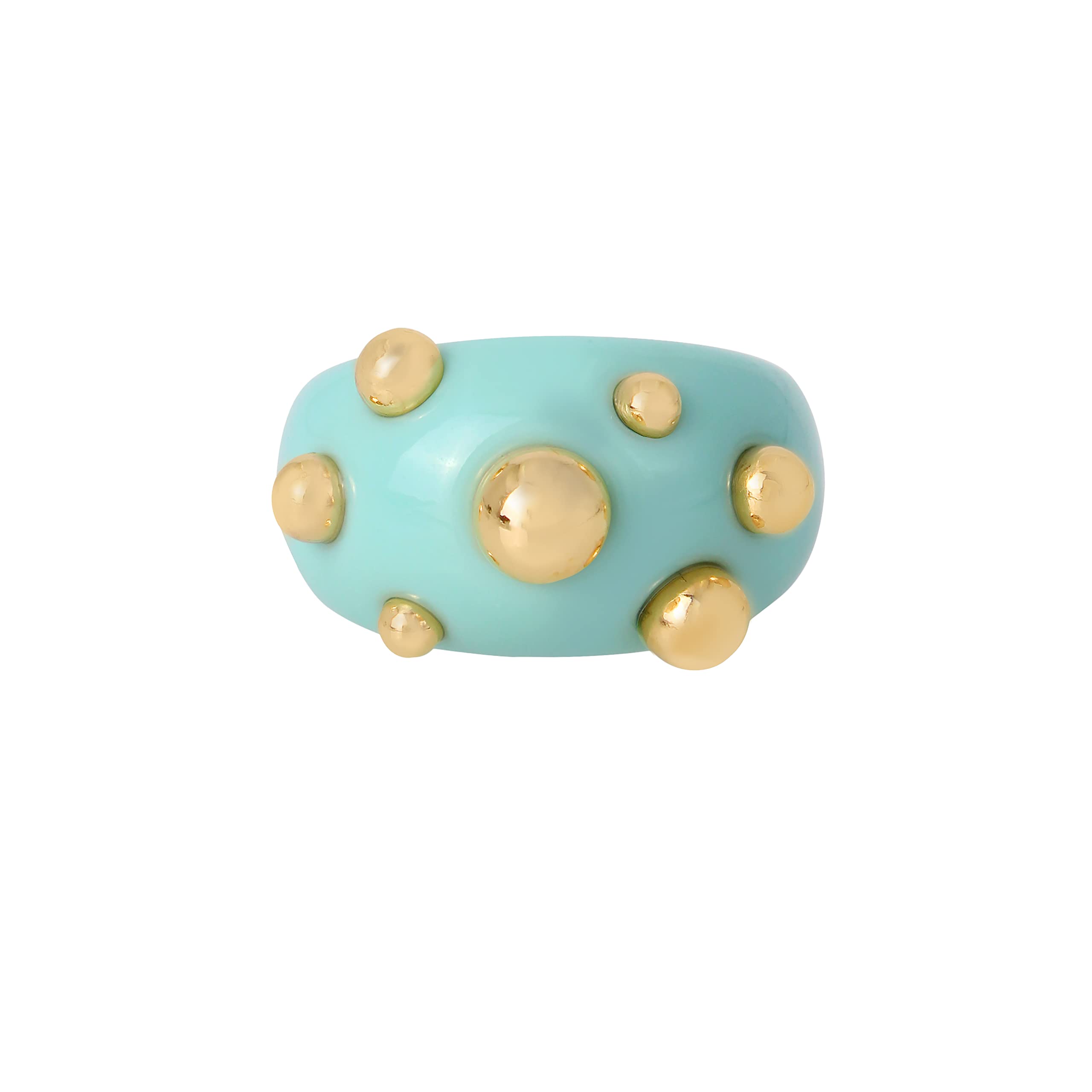 Steve Madden Beaded Resin Ring