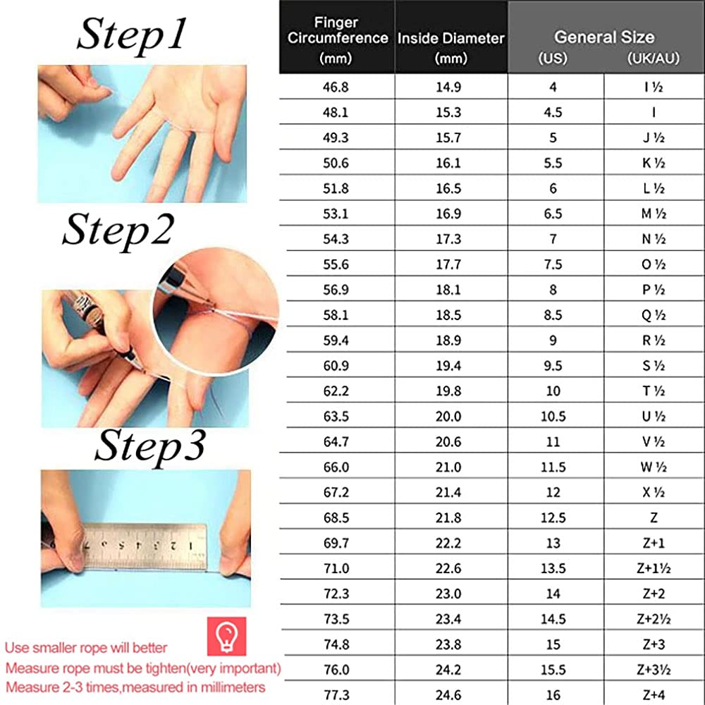 MYNENEY 6mm White/Black Ceramic Rings Plus Cubic Zirconia For Women Comfort Fit Engagement Wedding Band Size 5-12