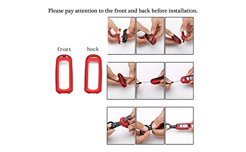 ontto Smart Car Key Case Shell Holder Metal Keycase Prevent Scratch Fit for Kia Starry