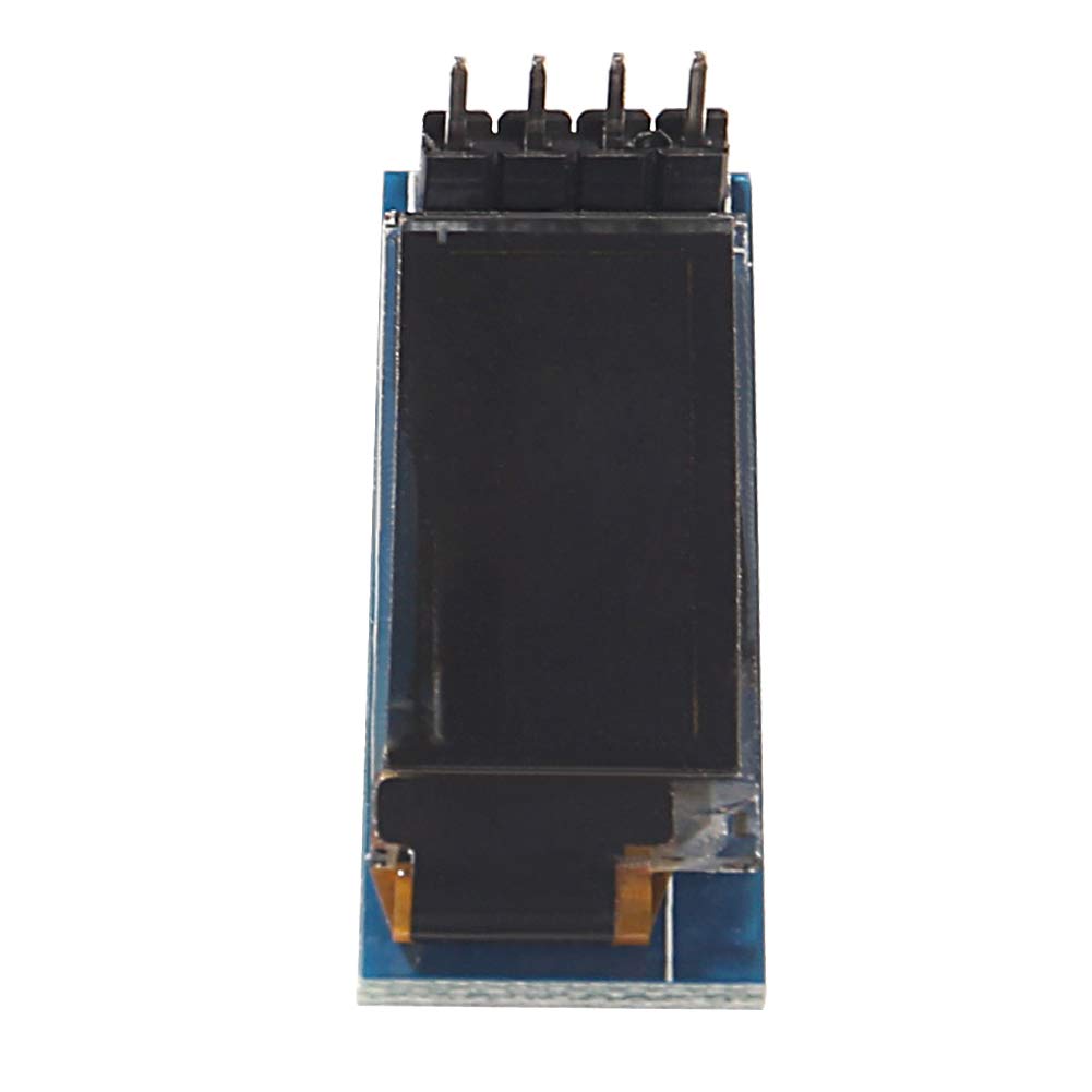 MELIFE 3pcs OLED Display Module, 0.91 inch I2C SSD1306 OLED Display Module I2C OLED Screen Driver with Pin DC 3.3V~5V. White