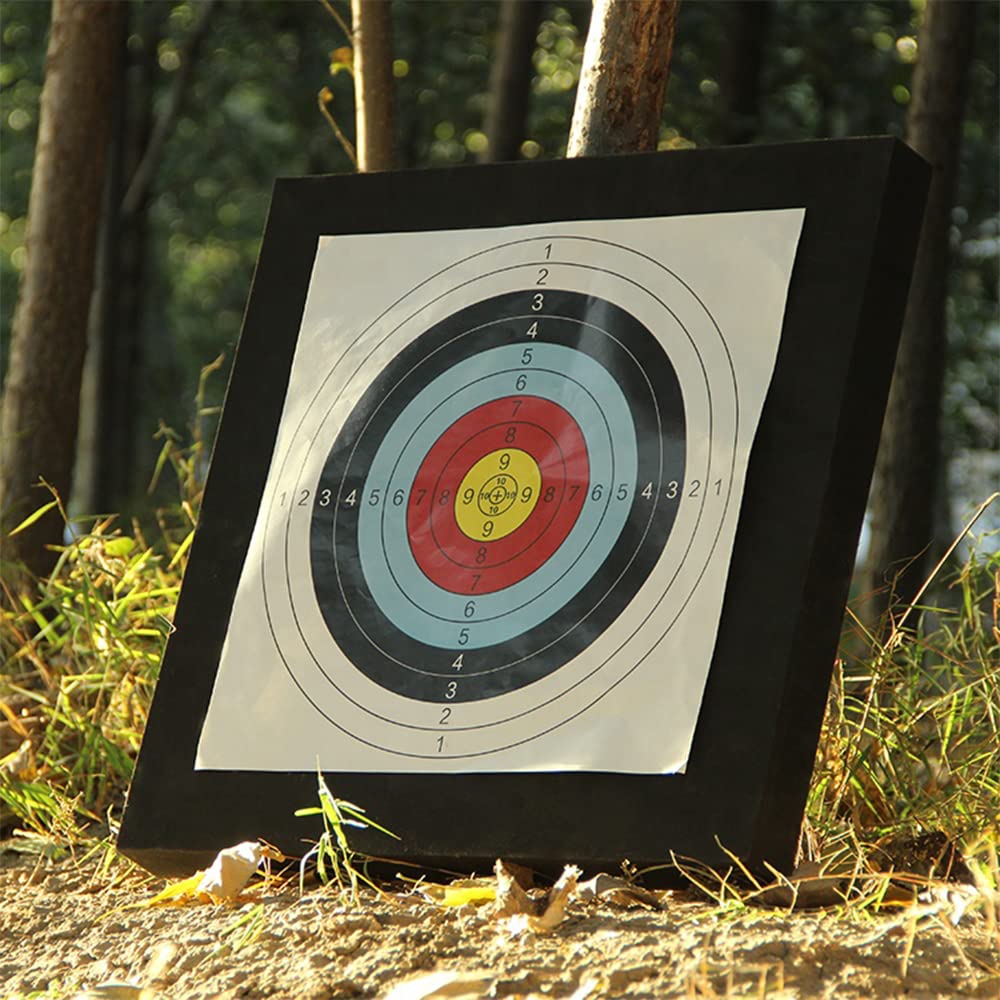 SOPOGER Archery Target for Backyard Adult, Easy Arrow Removal Bow Target, Durable Bow and Arrow Target for Youth Outdoor Shooting Practice (EVA Target)