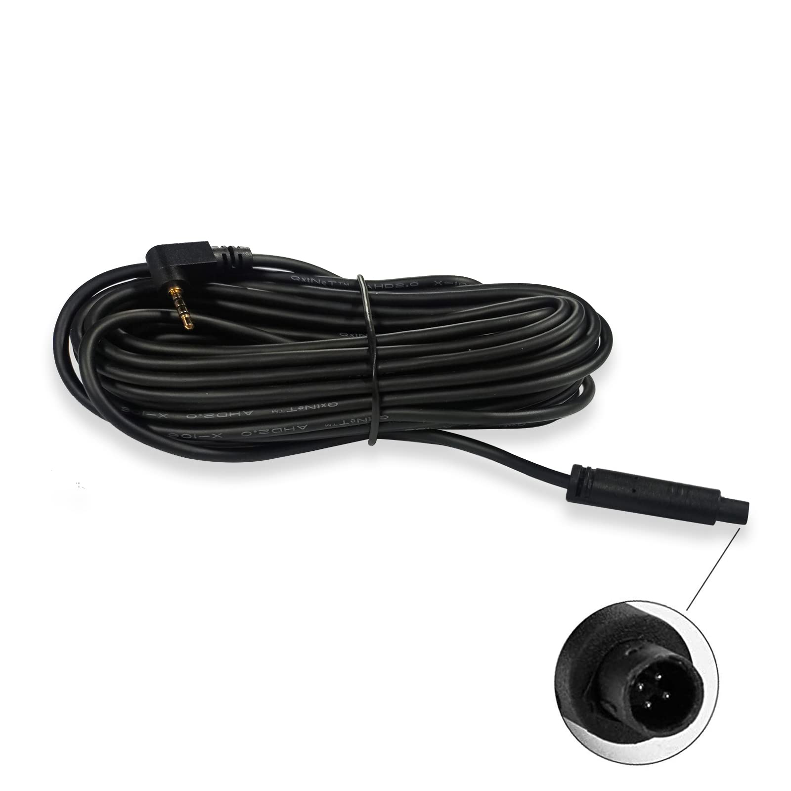 WOLFBOX i07 33Feet Rear Camera Extension Cord Cable(4 pin, 2.5mm)