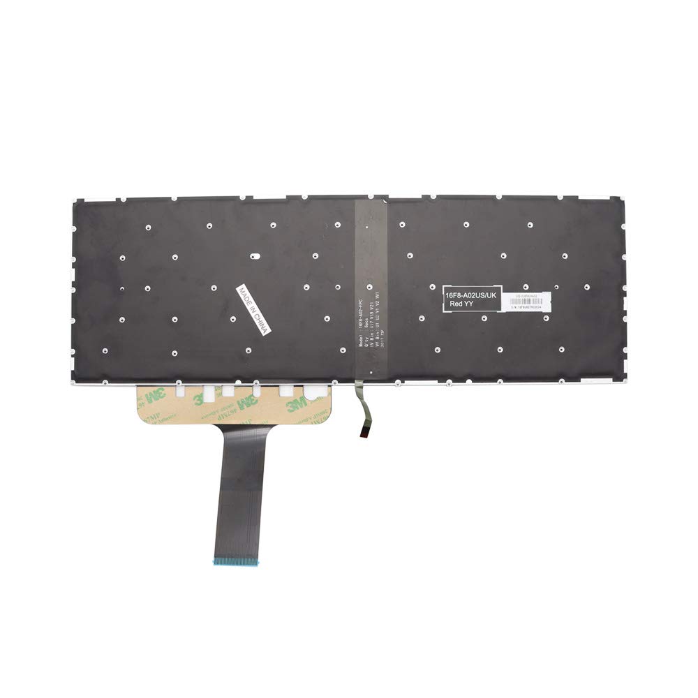 New Keyboard Replacement for Lenovo Legion Y7000P Y530 Y530-15ICH Y540-15IRH Y540-15IRH-PG0 Keyboard US Black with Backlit