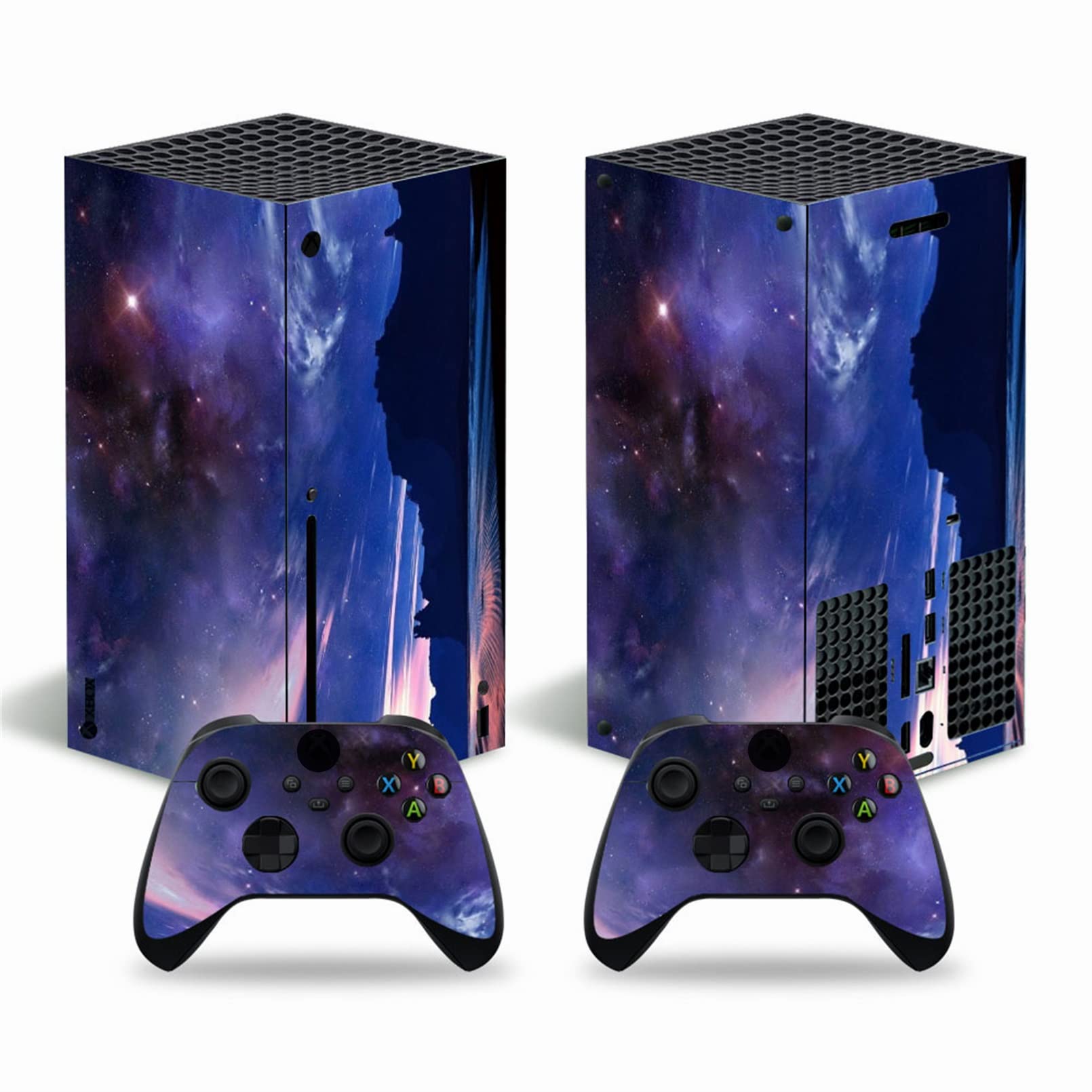 Top factory Skin Decal Protective Vinyl Skin Decal Cover for Series X Console Skins Wrap Sticker with Two Free Wireless Controller Decals 35960 Decal