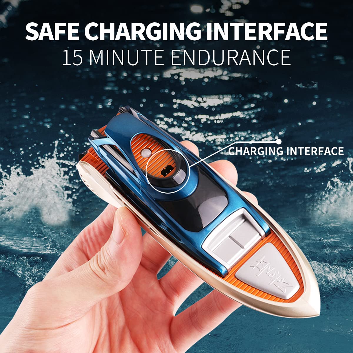 LONMAHOVER RC Boat Mini,Remote Control Boat for Pools and Lakes,2.4ghz RC Boats for Kids,Low Battery Alarm,Suitable for Multiple People to Compete Together (Purple)