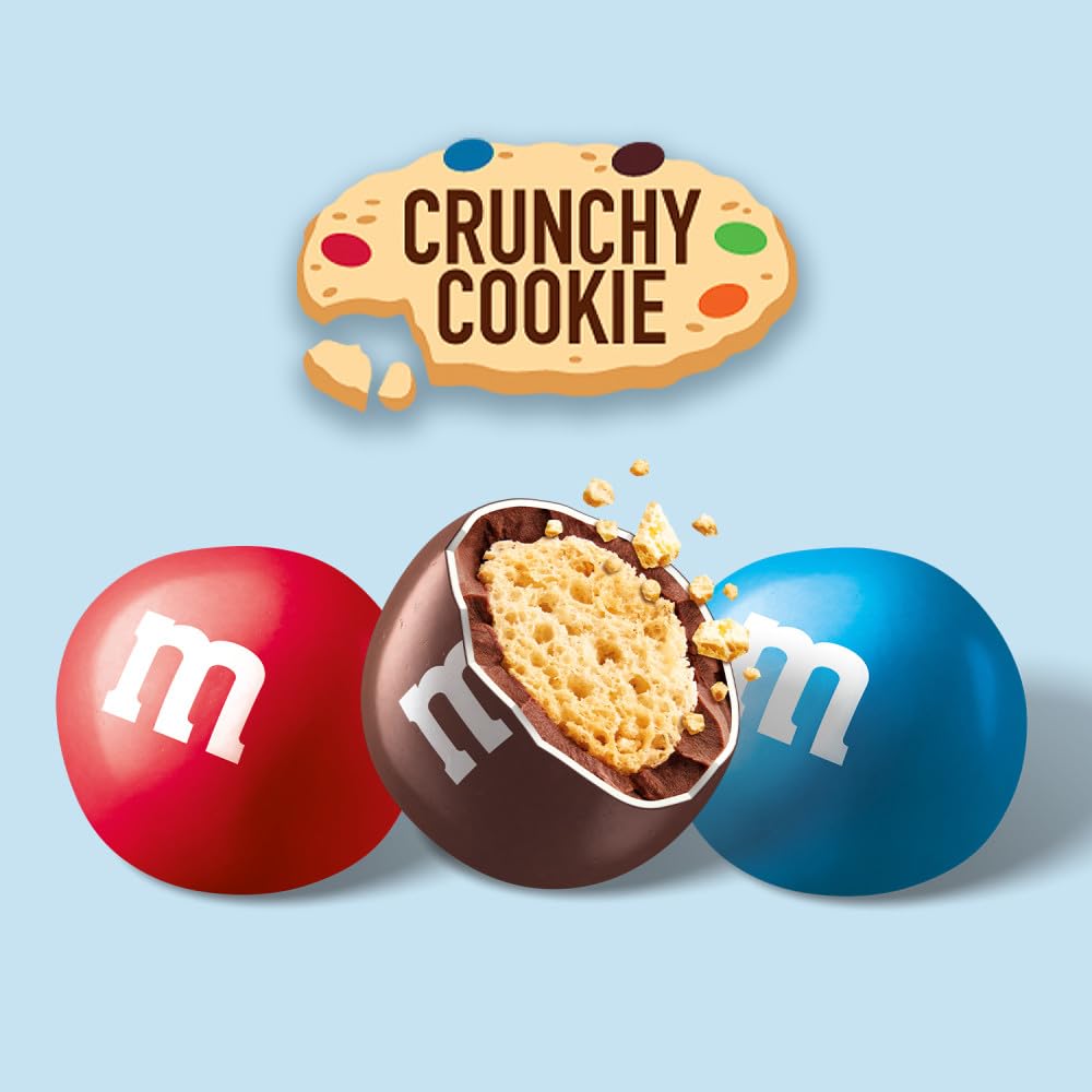 M&M'S New Crunchy Cookie Milk Chocolate Single Size Candy, 1.35 oz Pack