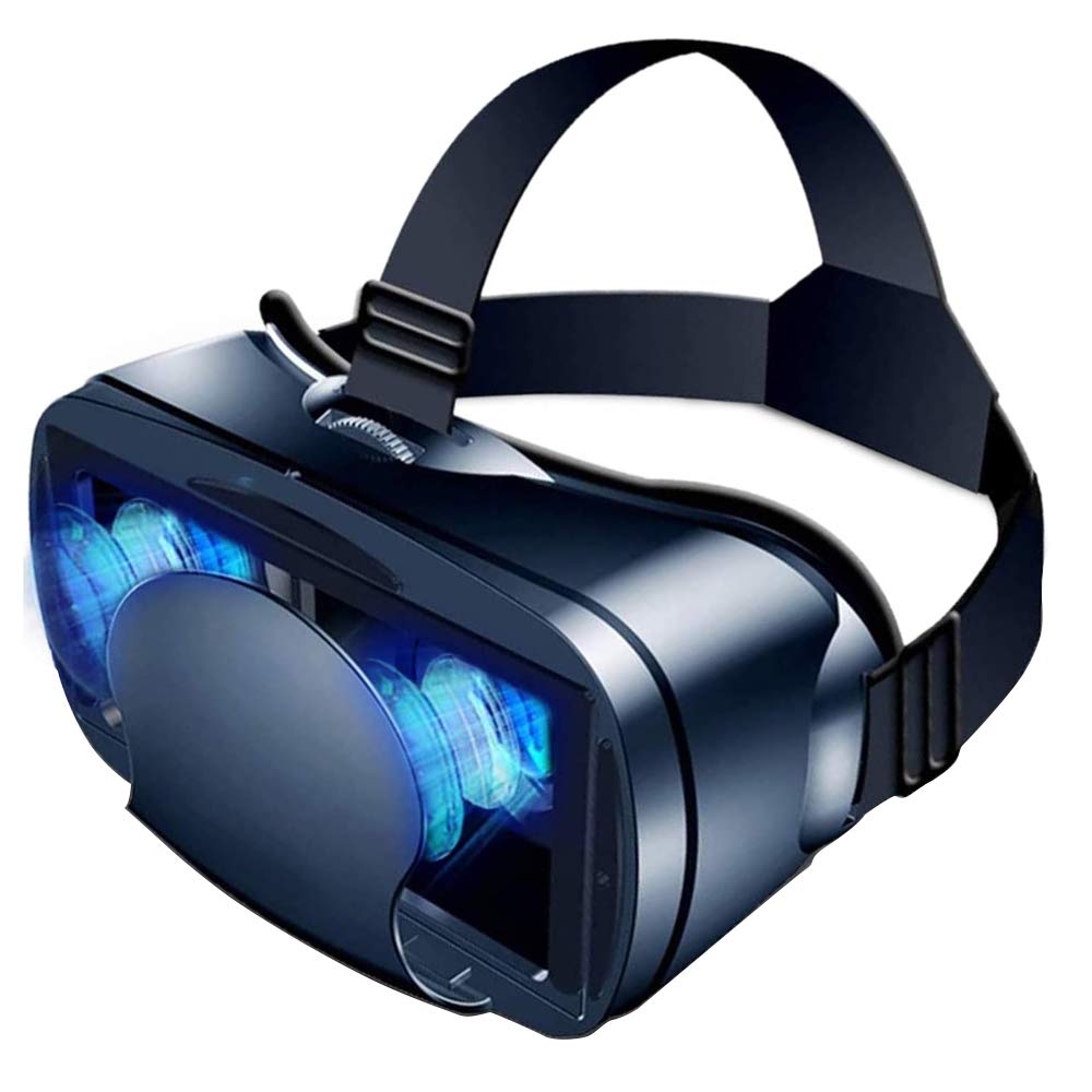 Olaf Trading VR Glasses Virtual Reality Full-screen Viewable Wide-angle VR Glasses VRG Pro 3D, a Cool Toy Gift for Adults and Children, Suitable for 5 to 7-inch Smartphones
