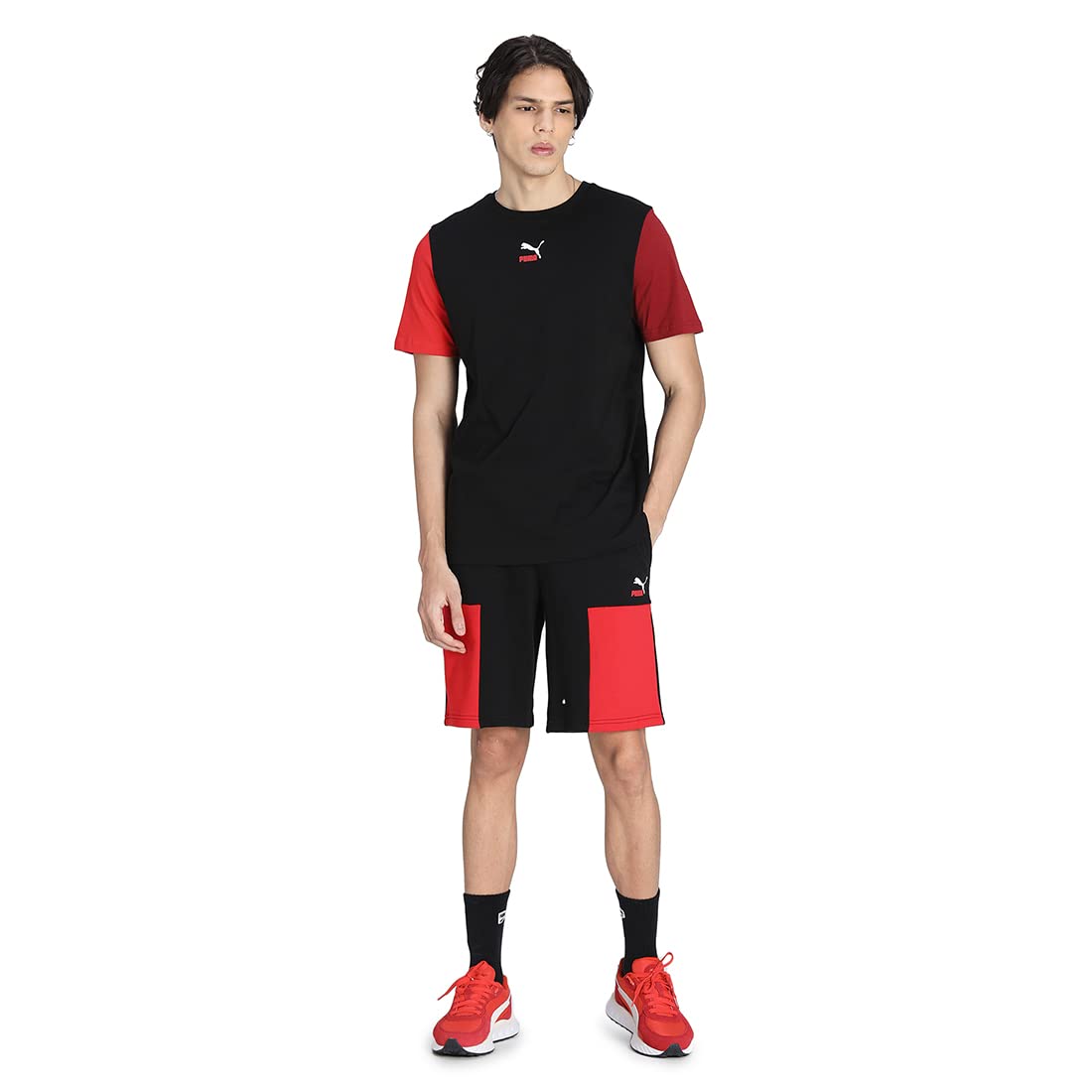 PUMA Men's Clsx Tee, White, M
