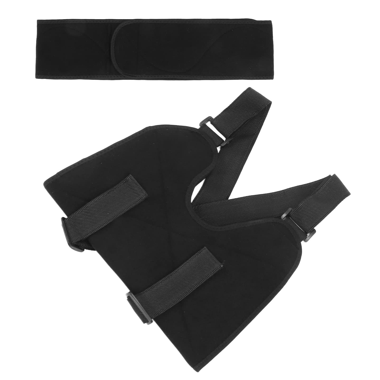 Shoulder Immobilizer Brace, Detachable Shock Absorbing Shoulder Pad Removable Arm Immobilizer Band Cross Back Breathable Comfortable for Shoulder Injury