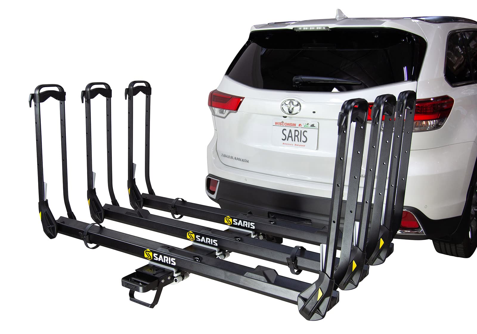 Saris MHS Bike Carrier Modular Hitch System for Cars, Trucks and SUVs, Precision Machined Aluminum Bike Rack