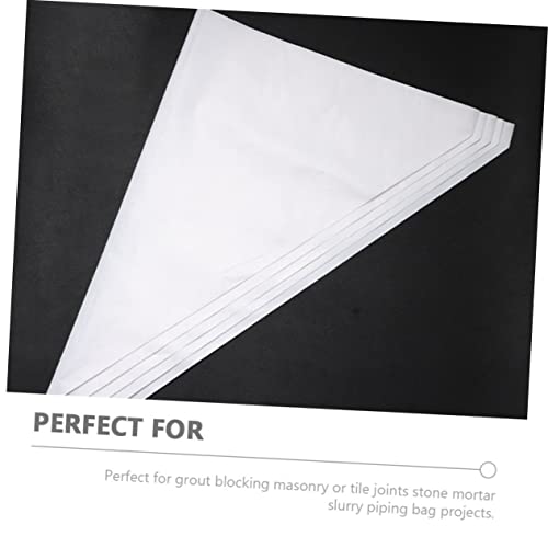 LIGHTAOTAO 100pcs Pointing Bag Grout Bag Grout Sealer Grout Tools for Tile Tip Cement Sealer Bag Grouting Bag Mortar Bag Plastic sealable Bags Tile Tools ldpe Piping White Masonry grouter