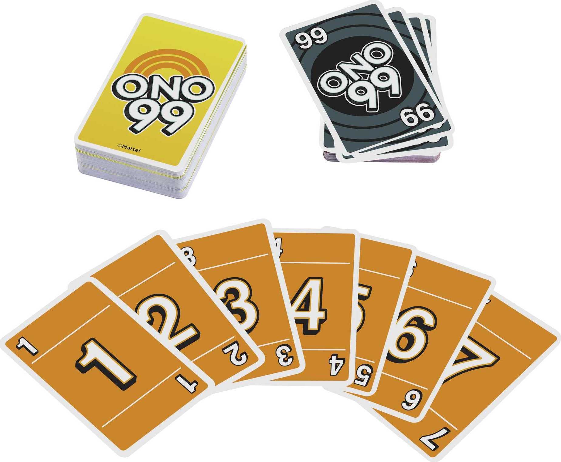 Mattel Games Set of 3 Games with UNO, Phase 10 & ONO 99, Travel Games for Kids & Family Night with Storage Tin Box (Amazon Exclusive)