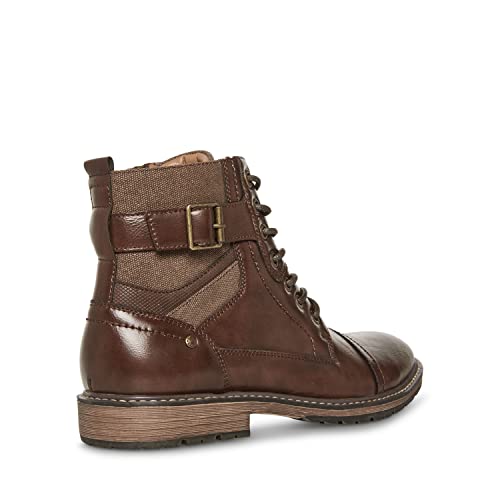 Madden Men's M-TITTAN Combat Boot, Brown, 11.5