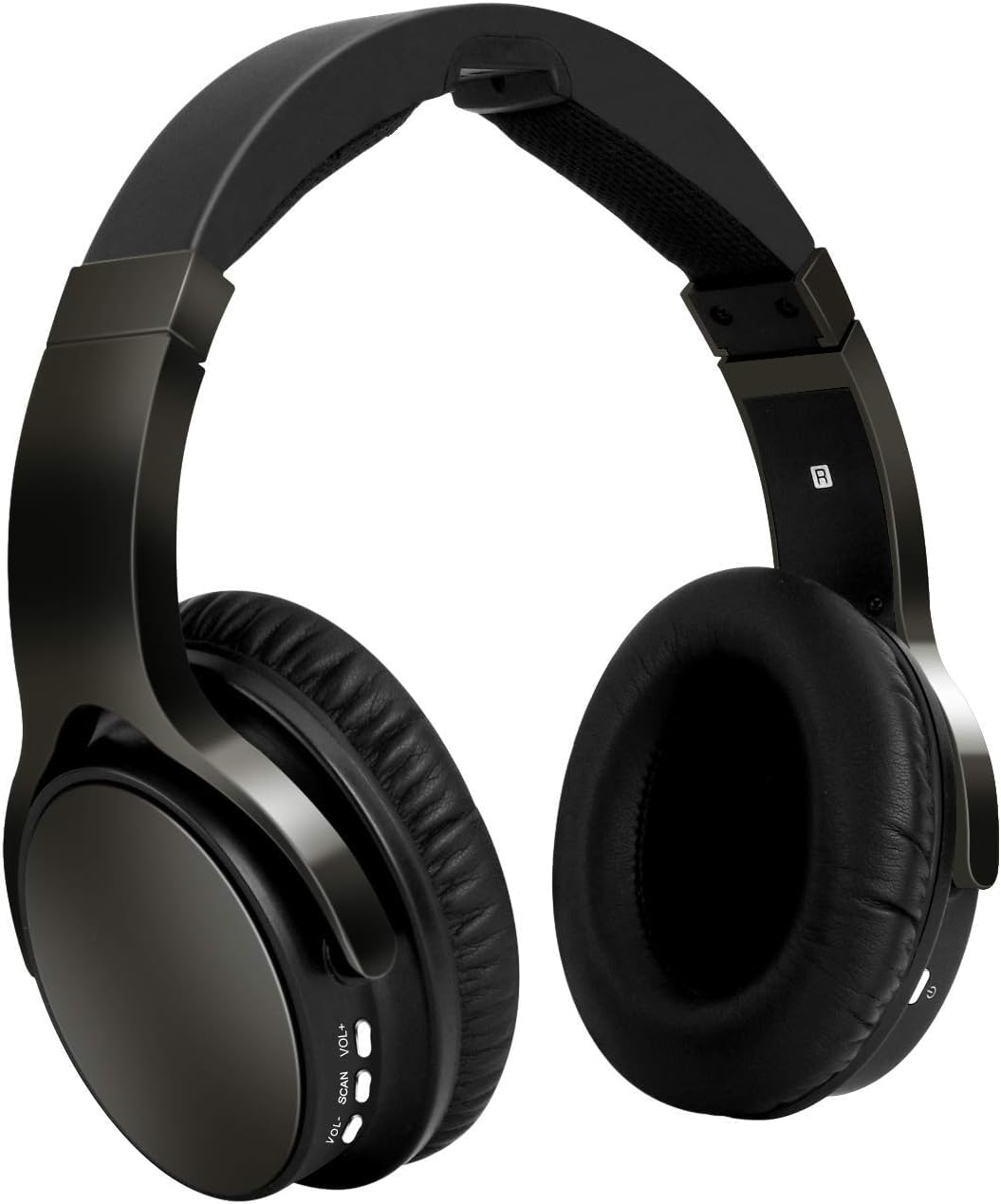 Mersoco Wireless TV Headphones with 2.4G Digital RF Transmitter, Hi-Fi Over-Ear Cordless Headset with RCA / 3.5MM / Optical Port, for Watching Home TV Game Computer Television