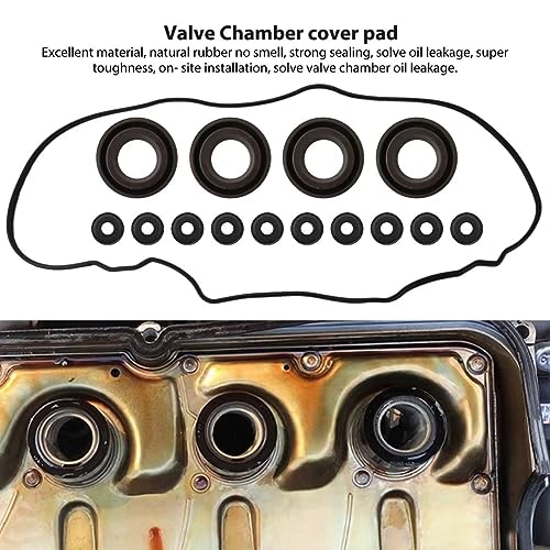 New Valve Cover Gasket VS50512R for 2000 Toyota Tacoma SR5 Extended Cab Pickup 2-Door 2.4L 2438CC l4 Gas DOHC Naturally Aspirated Eng. Code "2RZFE"