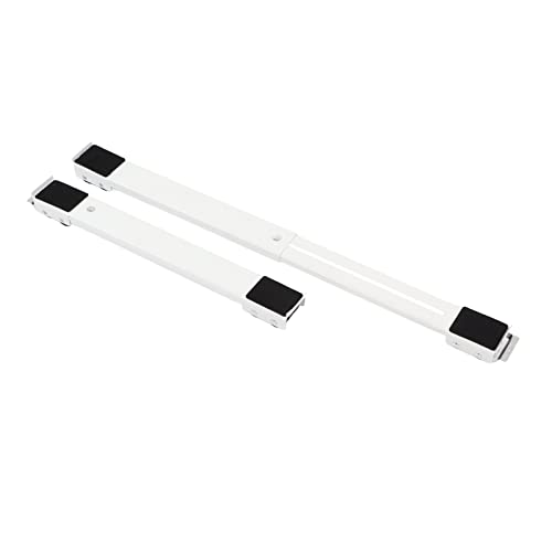 MEKOTRIN Extendable Appliance Roller Bearing Stand Heavy Items Rack Machine Rack Washing Machine Mobile Roller Water Dispenser Refrigerator Brackets Dryer Type Adjustment Load Bearing