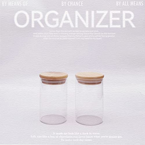 ZYIGYI 4 Pcs Glass Qtip Holder with Wood Lids, 10 oz Apothecary Jars Cotton Swabs Dispenser, Cotton Pads Canister for Bathroom Storage Organizer
