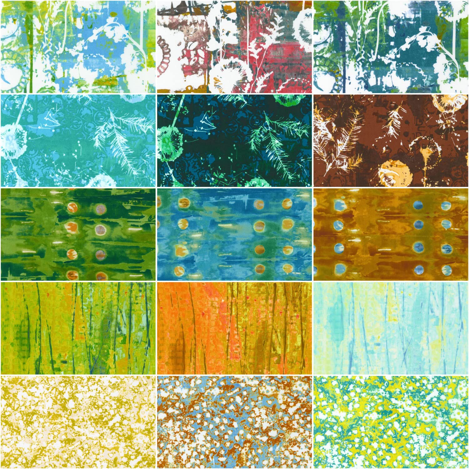 Leslie Tucker Jenison Prairie Song Roll Up 40 2.5-inch Strips Jelly Roll Robert Kaufman RU-1116-40