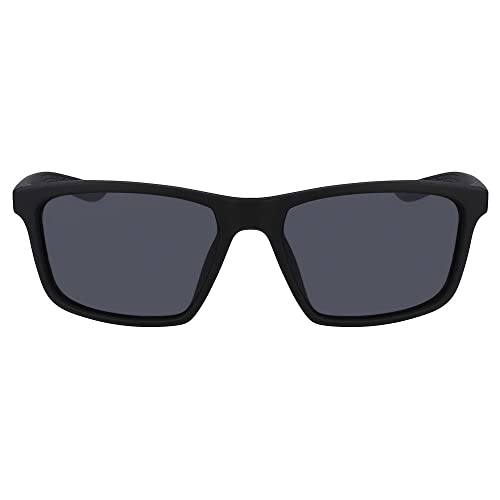 Nike CW4645-010 Valiant Sunglasses Matte Black Frame Color, Grey Lens Tint, 60/17/135