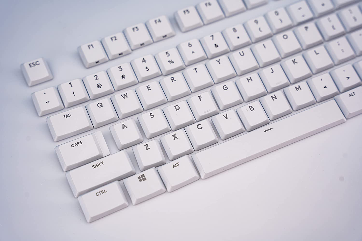 wj forG915 Full Set of 109/87 Keycaps Replacement G915/G913/G815/G813 TKL RGB Gaming Mechanical Keyboard (87 Keys White G915)