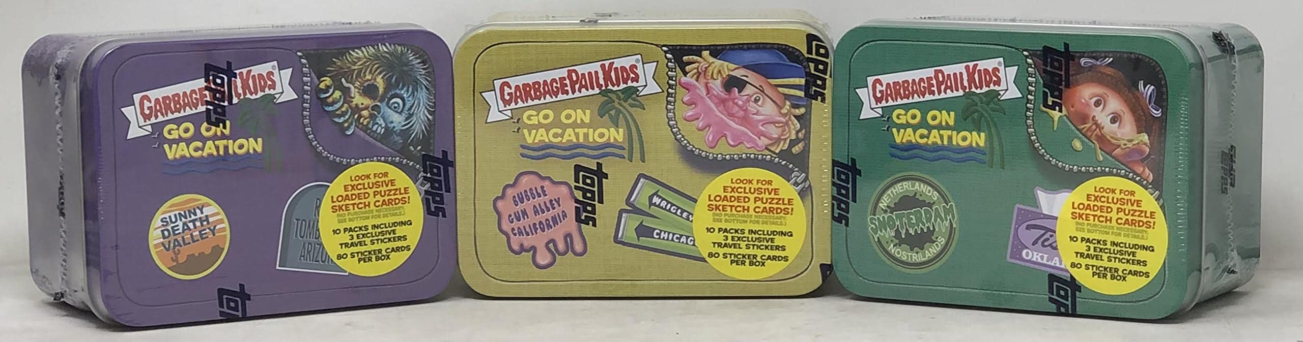 Topps 2023 Garbage Pail Kids Go On Vacation Tin - 1 Tin at Random