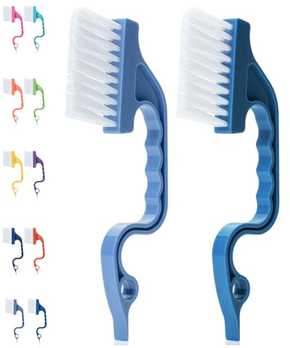 Slick- Window Track Cleaning Brush, 2 Pack, Window Cleaning Brush, Window Groove Cleaning Brush, Window Track Cleaner, Gap Cleaning Brush, Window Groove Cleaning Tool, Window Cleaning Brush Tool