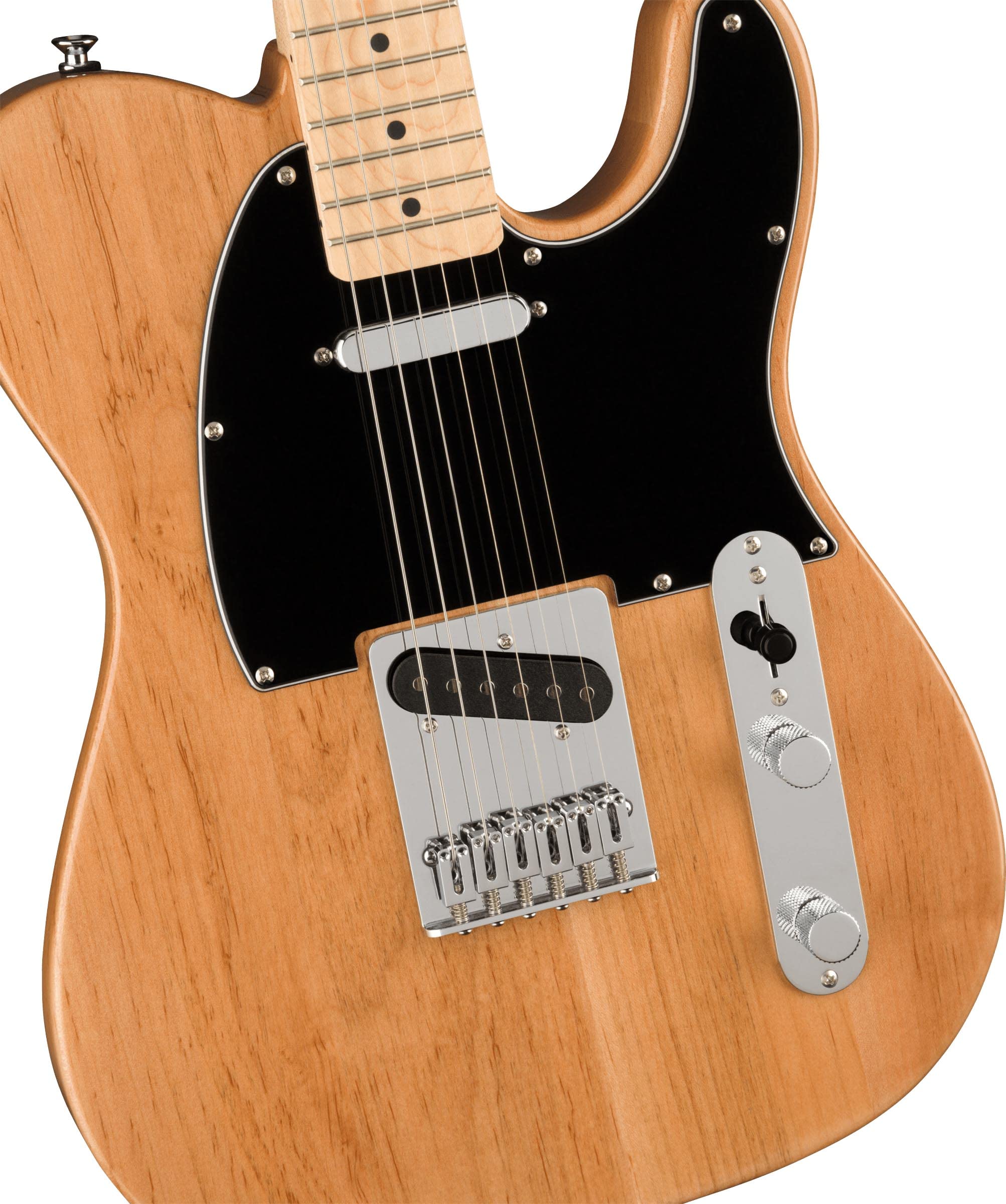 Squier Affinity Series FSR Telecaster Electric Guitar, Natural, Maple Fingerboard
