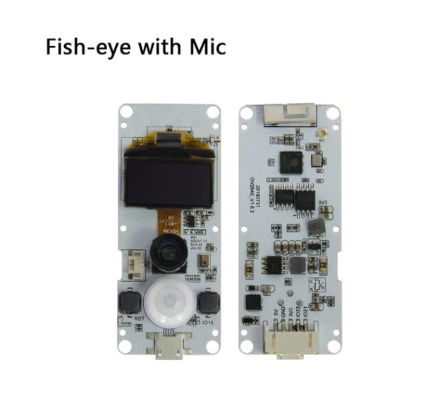 XFCZMG T-Camera ESP32 WROVER & PSRAM Camera Module ESP32-WROVER-B OV2640 Camera Module 0.96 OLED