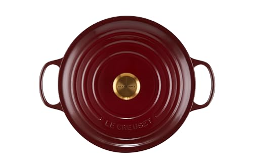 Le Creuset Enameled Cast Iron Signature Round Dutch Oven, 7.25 qt., Rhone