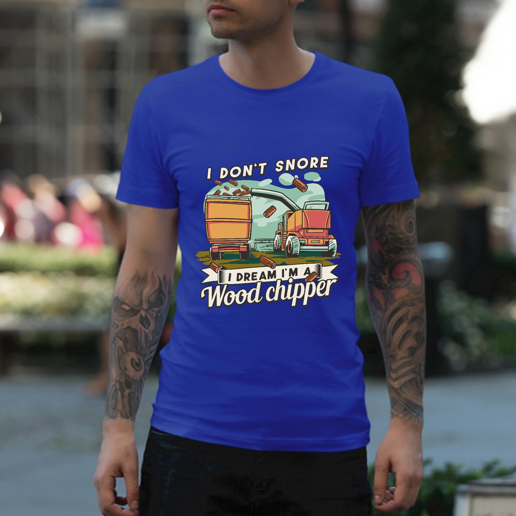 Men s Wood Chipper Inspired Gift The perfect gift for DIY enthusiasts and tools lovers Men Women Black Multicolor T shirt