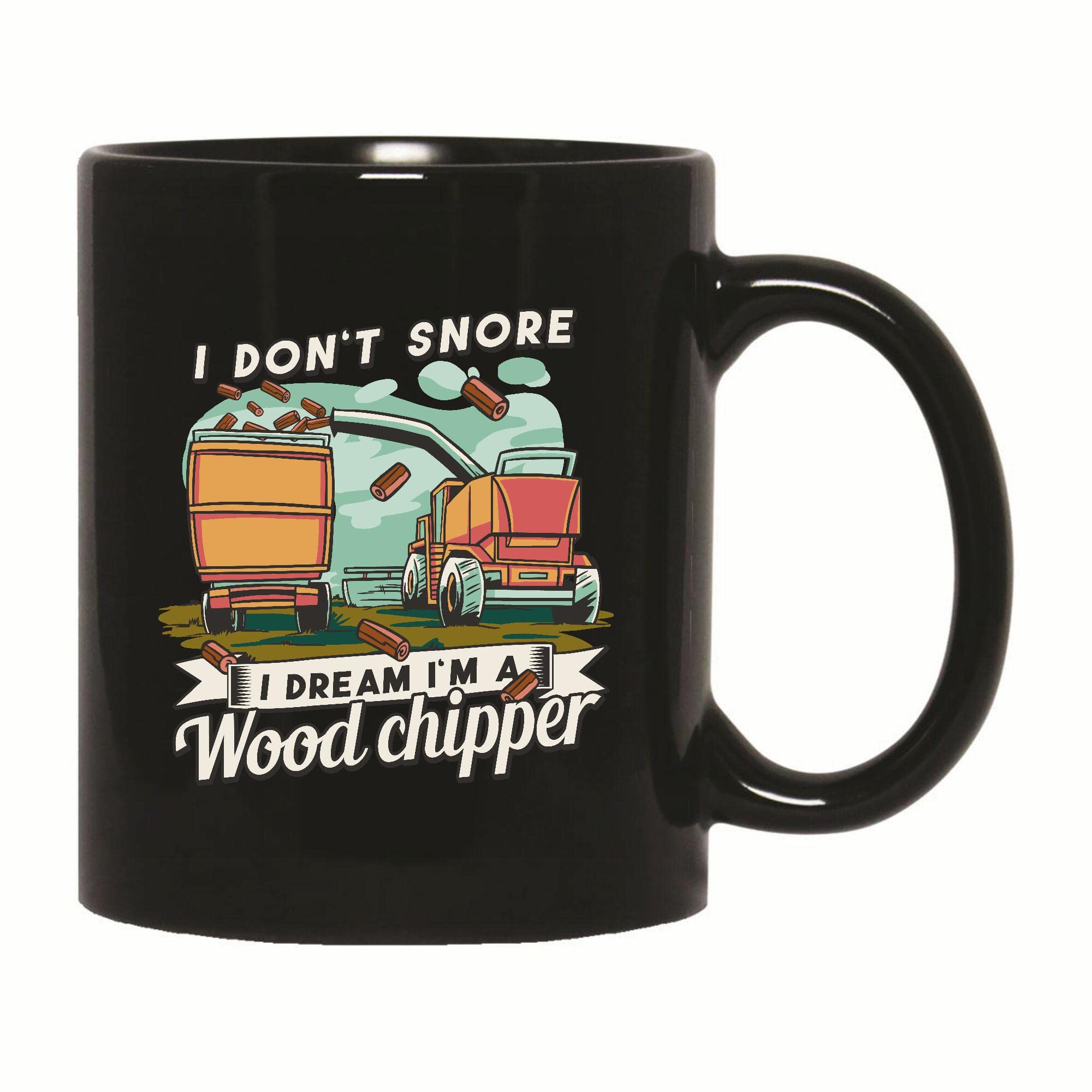 Men s Wood Chipper Inspired Gift The perfect gift for DIY enthusiasts and tools lovers 11oz 15oz Black Coffee Mug