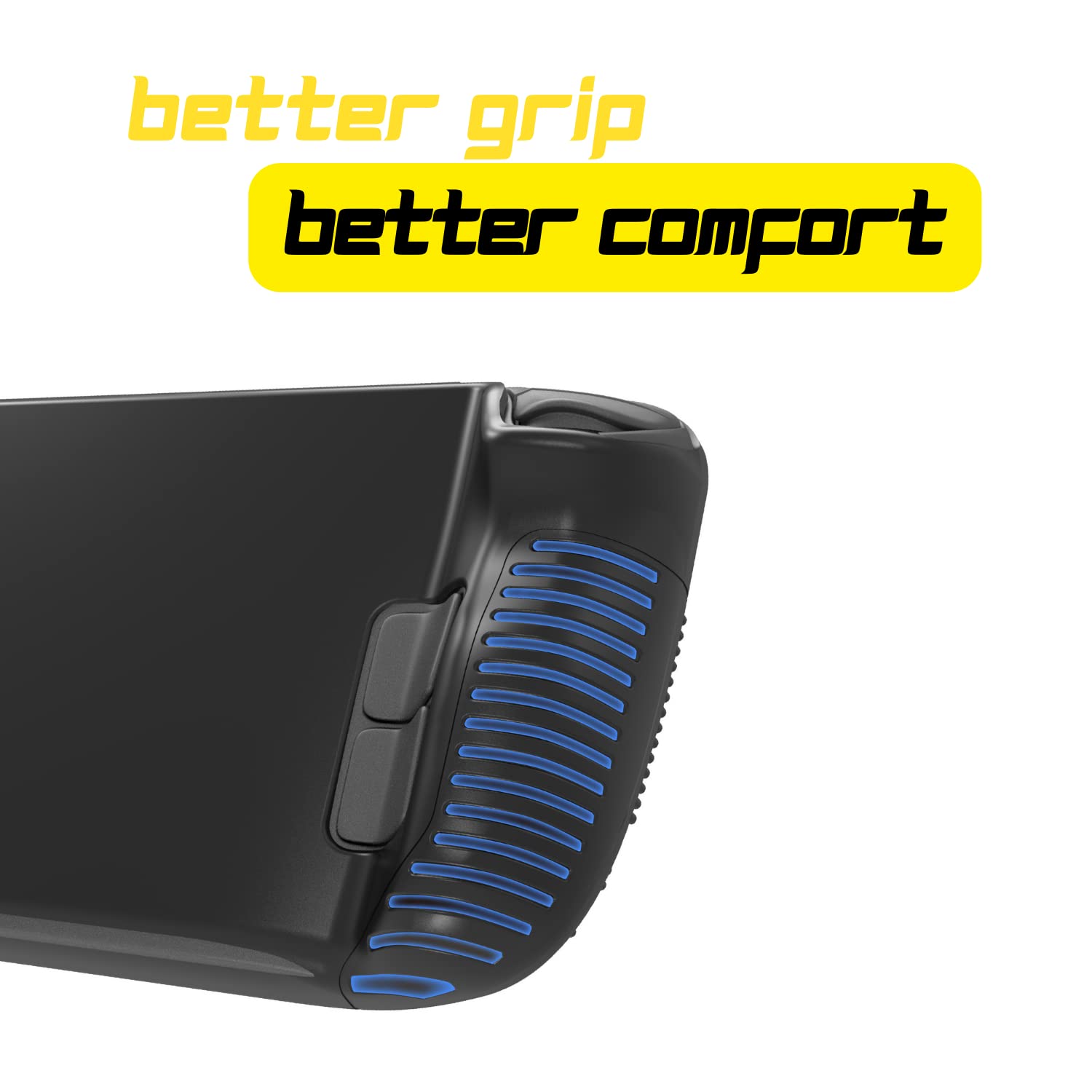 Silicone Skin for Steam Deck Gaming Console PC Protective Kits SteamDeck, Anti Slip Rubber Soft Cover, Shock Absorption