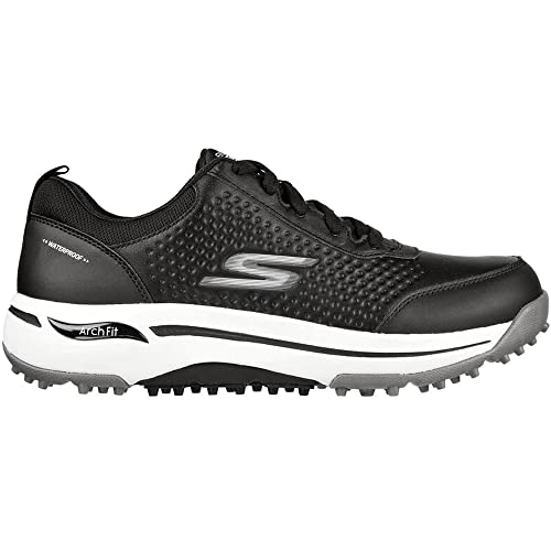 Skechers GO Golf Arch Fit Set Up Mens Golf Shoes Blk/Wht 12.0
