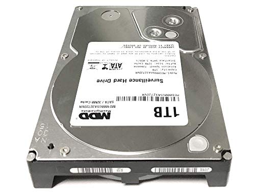 MaxDigitalData 1TB 32MB Cache 7200PM SATA 3.0Gb/s 3.5" Internal Surveillance CCTV DVR Hard Drive (MD1000GSA3272DVR) - w/ 2 Year Warranty (Renewed)