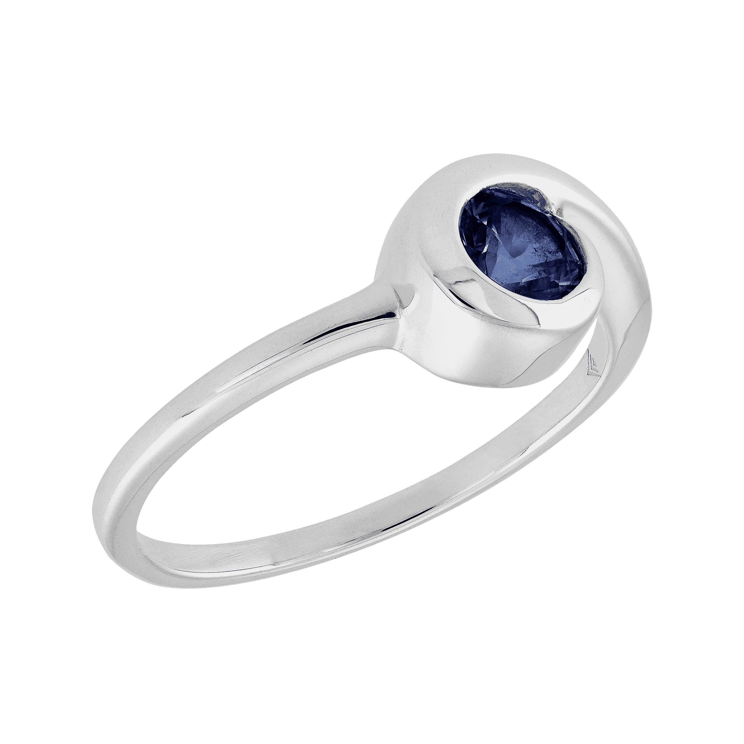 Silpada 'Another Trip Around the Sun' Created Blue Sapphire Ring in Sterling Silver, Size 5, Size 5