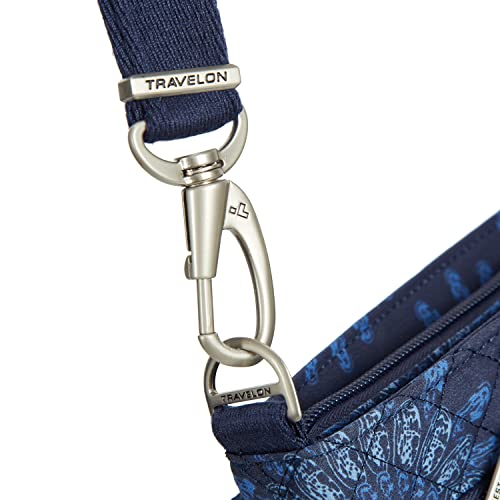 Travelon Anti-Theft Classic Mini Shoulder Bag, Geo Sunflower