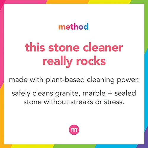 Method Daily Granite Cleaner Spray, Apple Orchard, Plant-Based Cleaning Agent for Granite, Marble, and Other Sealed Stone, 28 fl oz Spray Bottles (Pack of 8)