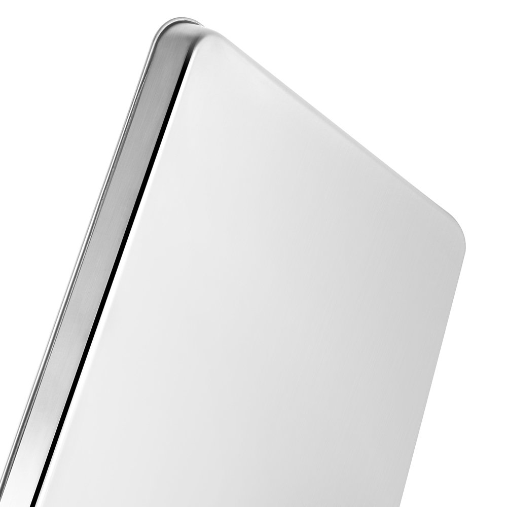 Small Stainless Steel Baking Sheets,Mini Cookie Sheets, Toaster Oven Tray Pan Rectangle Size 9.4Lx7Wx1H inch Non Toxic & Healthy,Superior Mirror Finish & Easy Clean by HEAHYSI, Dishwasher Safe