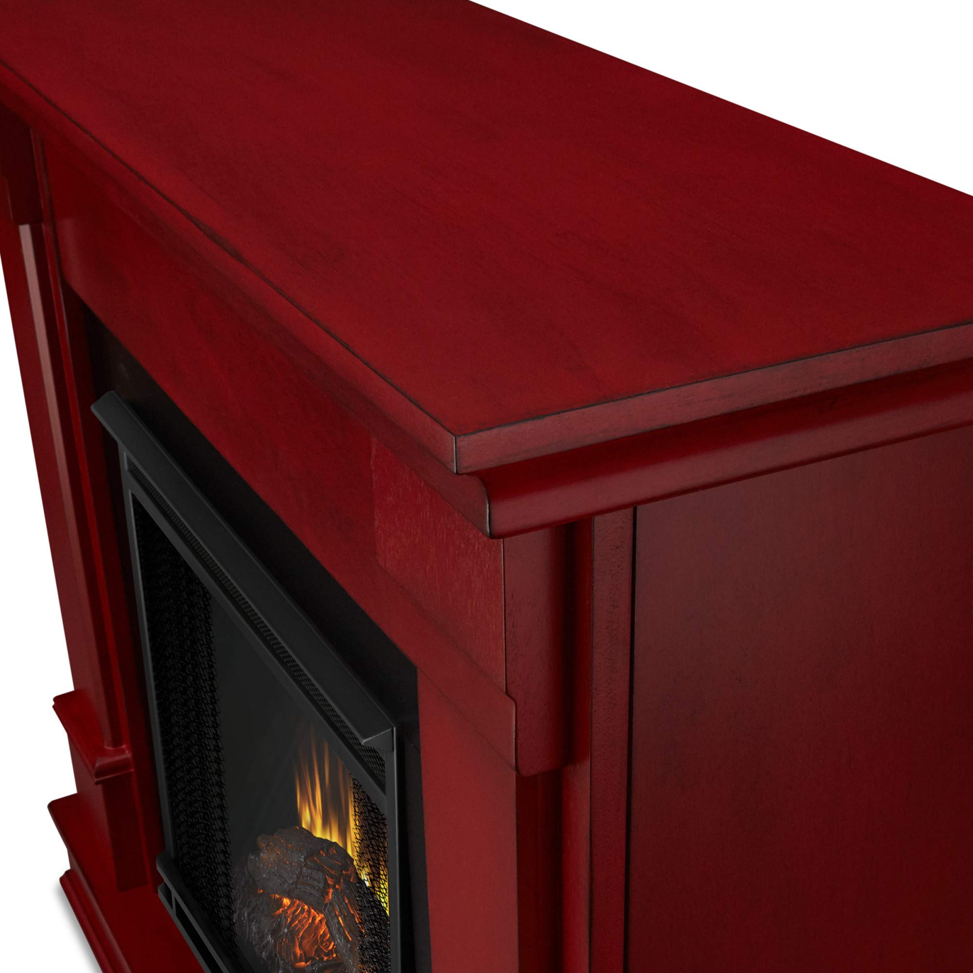 Real Flame G8600E-W Silverton Electric Fireplace, Medium, White